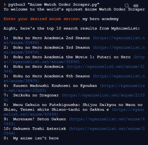 GitHub - edzhuang/anime-watch-order-scraper: A python web scraper for ...