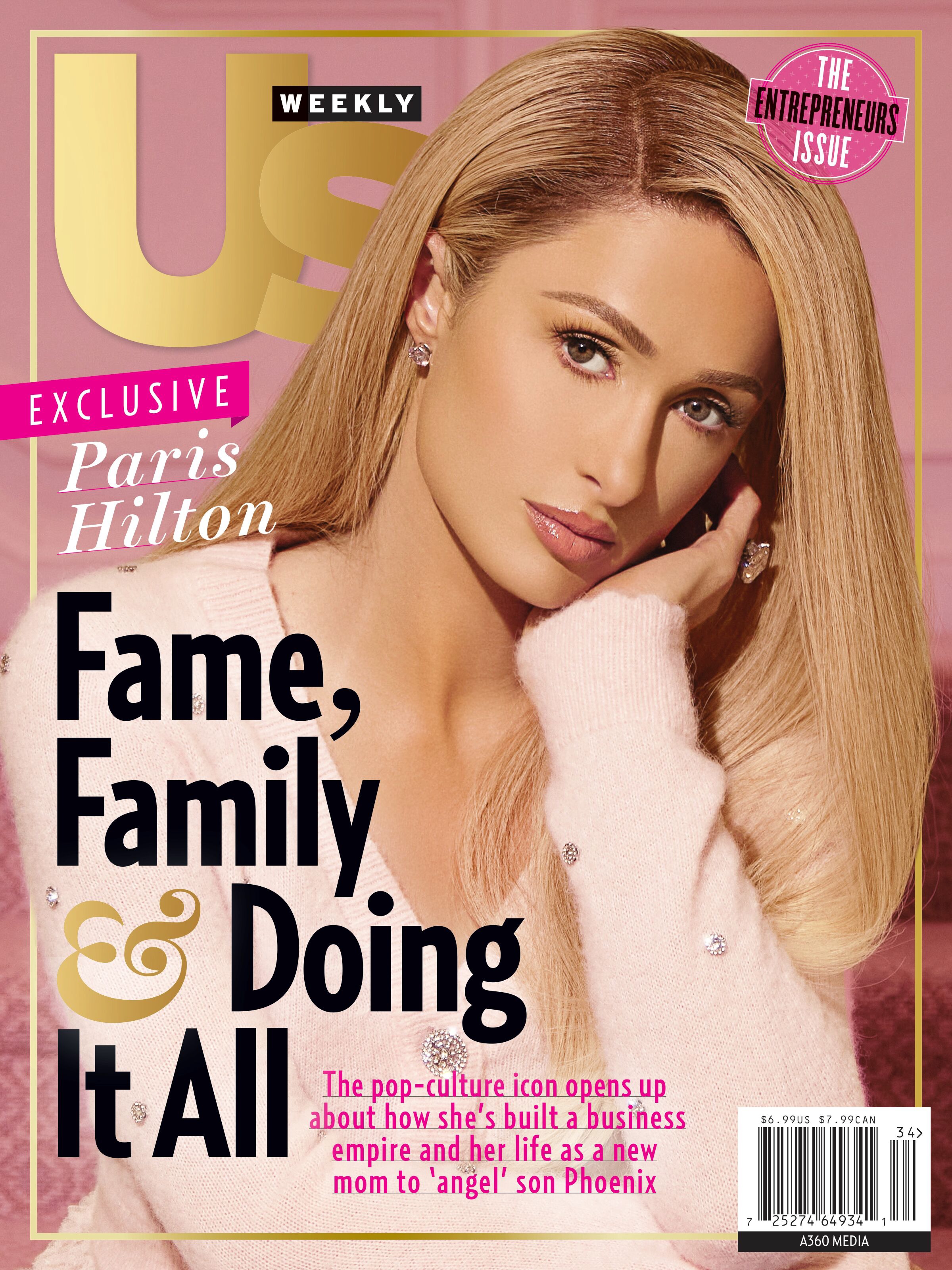 Paris Hilton US WEEKLY: Fame, Family & Doing it All - From party girl ...
