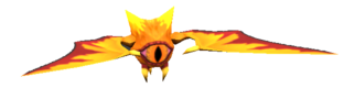 Fire Keese (Breath Of The Wild) Minecraft Mob Skin