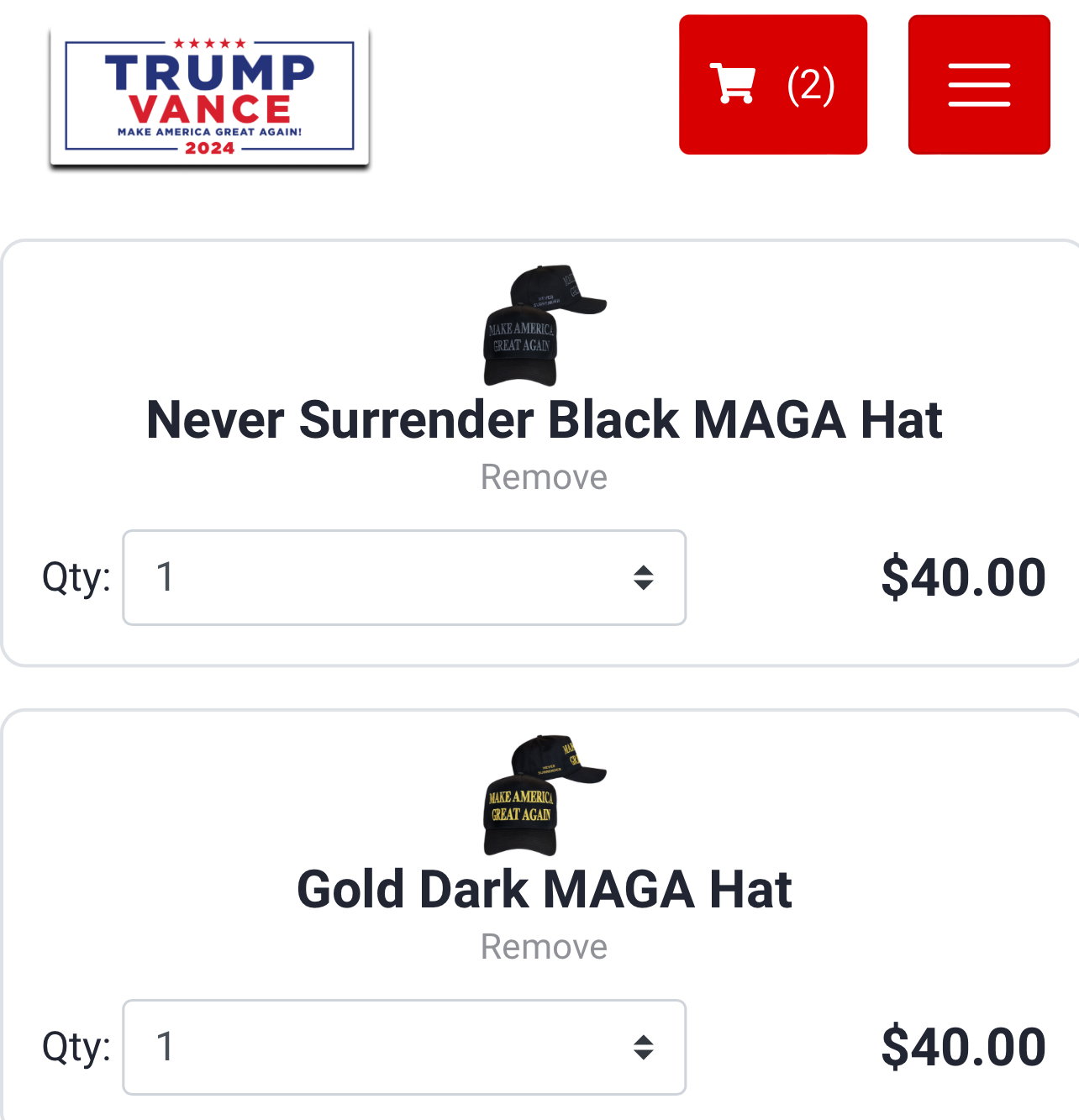 The black and gold MAGA hat is up | Political Talk