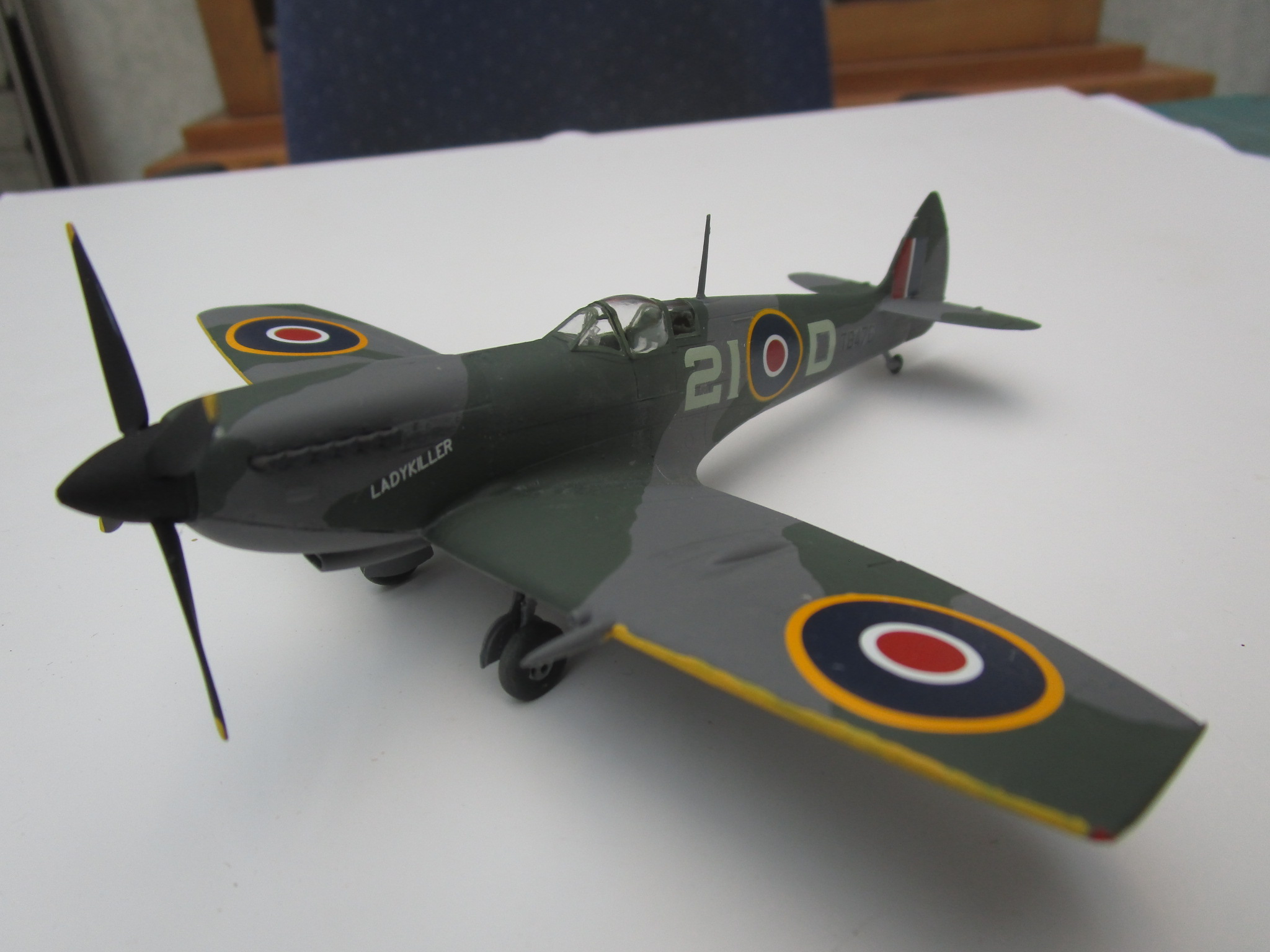 Supermarine Spitfire LF Mk XVIe. 443 Sq (RCAF) April 1945 S/L A.H ...