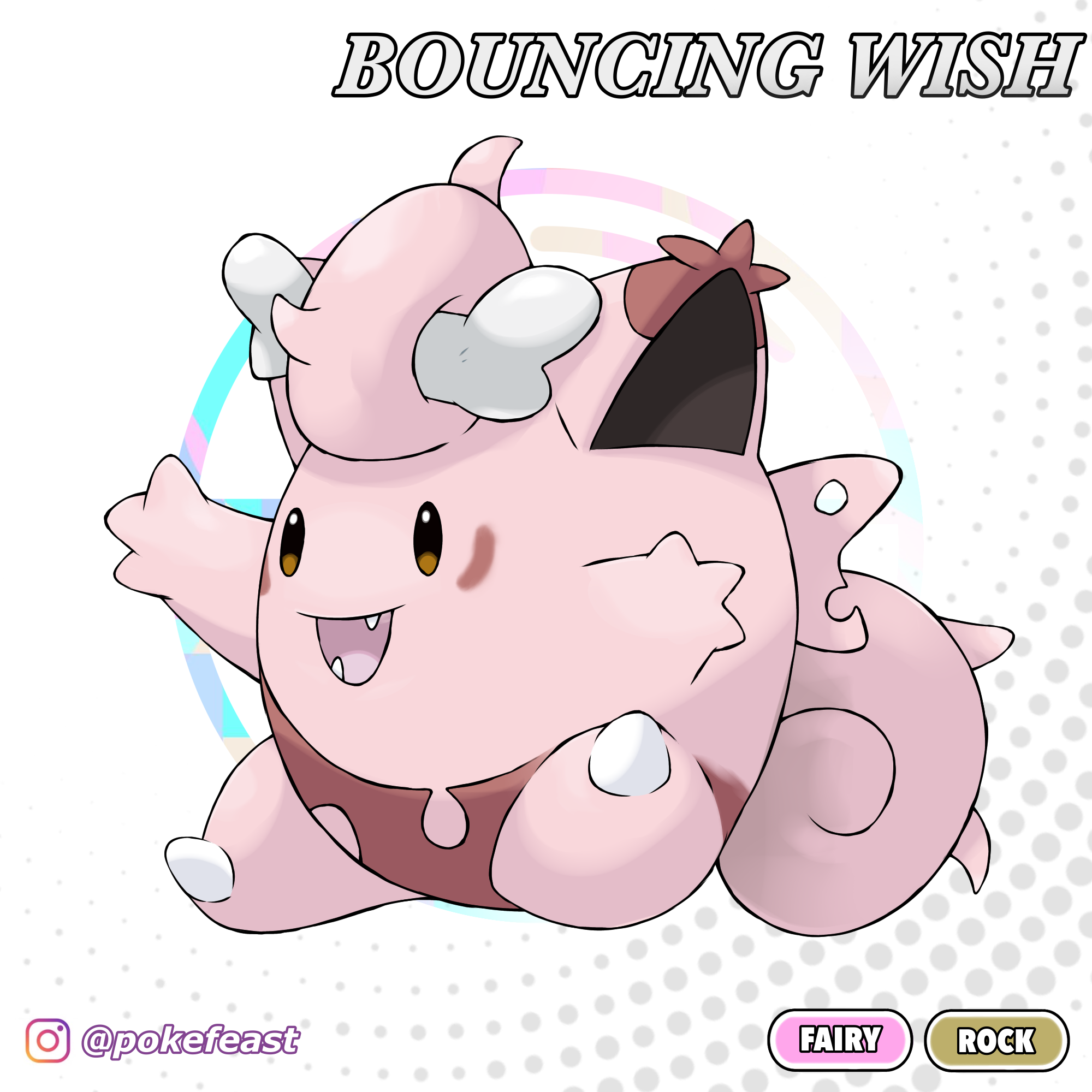 Bouncing Wish: Ancient Clefairy Paradox : r/fakemon