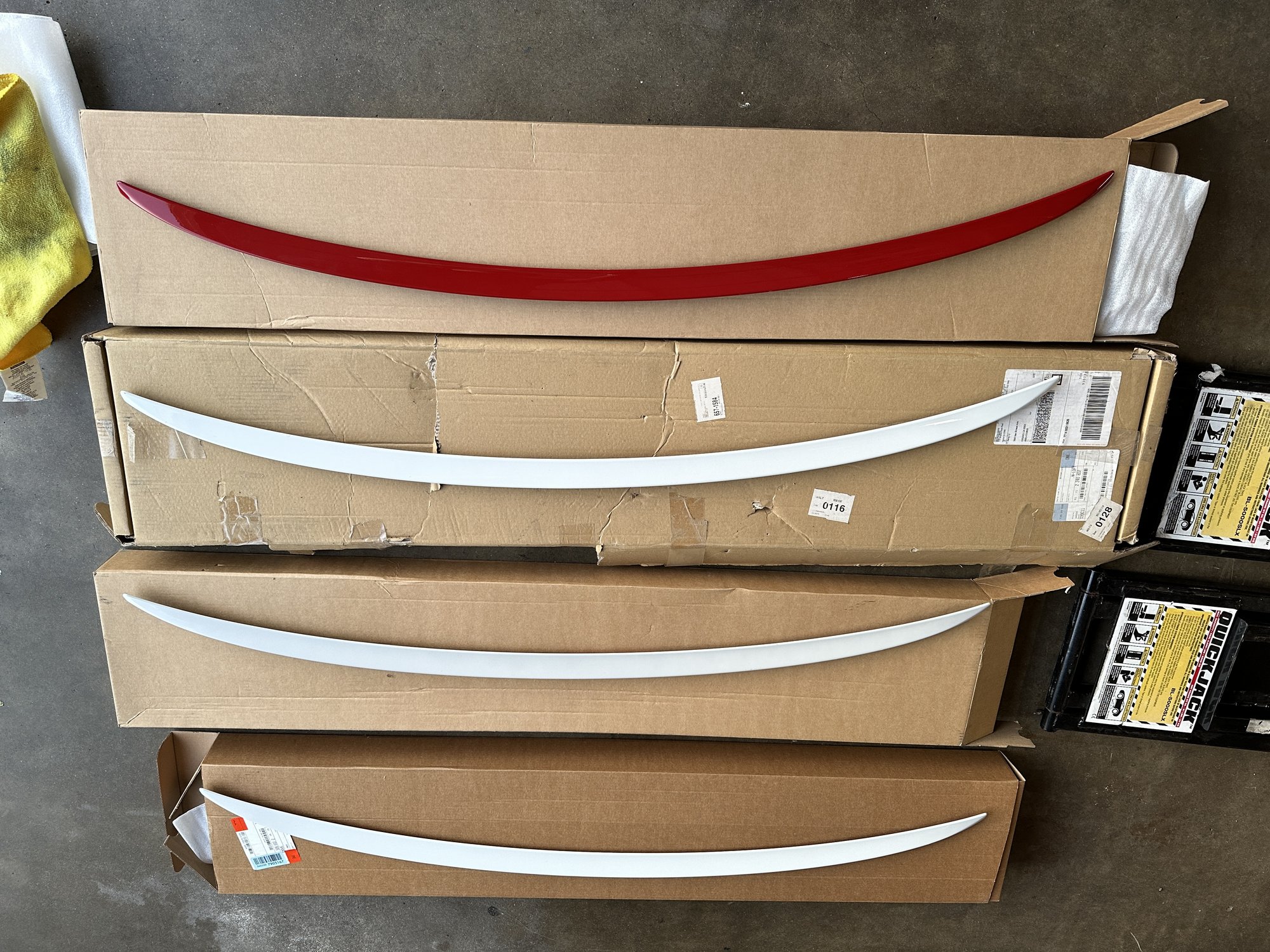 OEM spoilers from my E92 M3s, AW, MW, MR