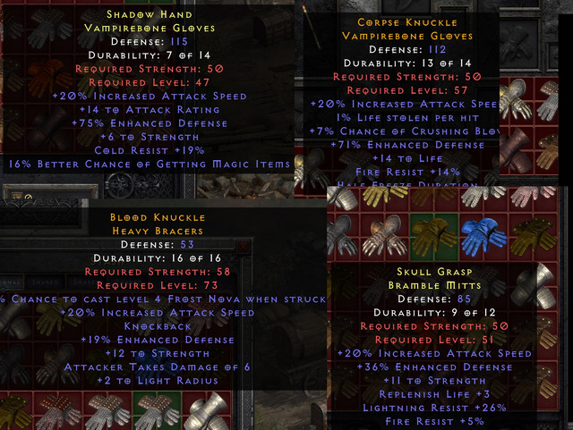 Iso: Melee Gloves - Topic - d2jsp