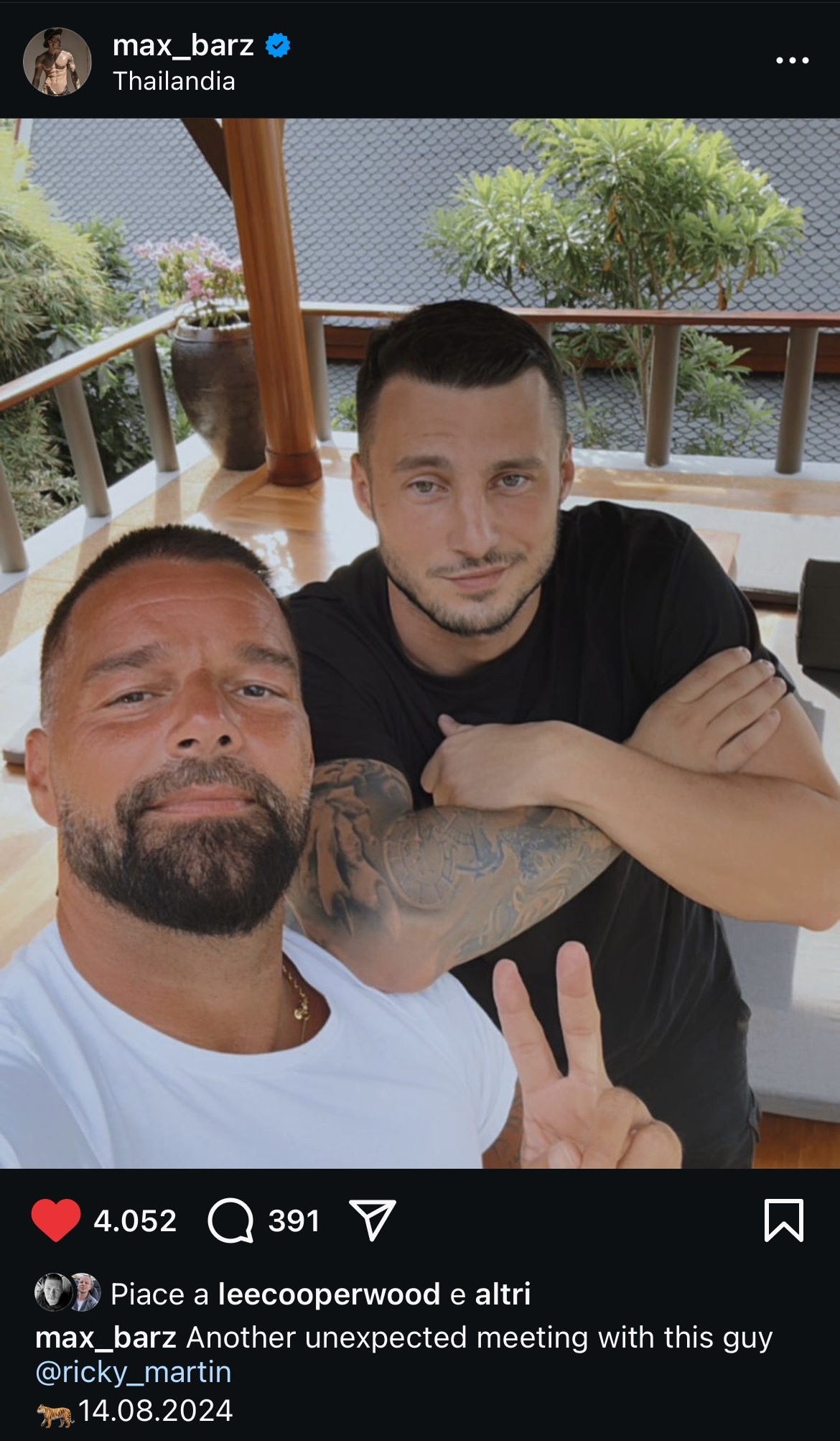 Ricky Martin & Max_Barz "break the dawn" *wink wink* - Celebria - ATRL