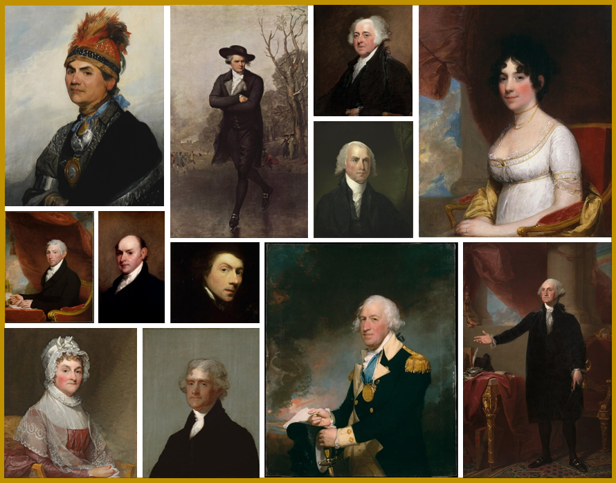 Gilbert Stuart Portraits click Quiz - By cgjackson222