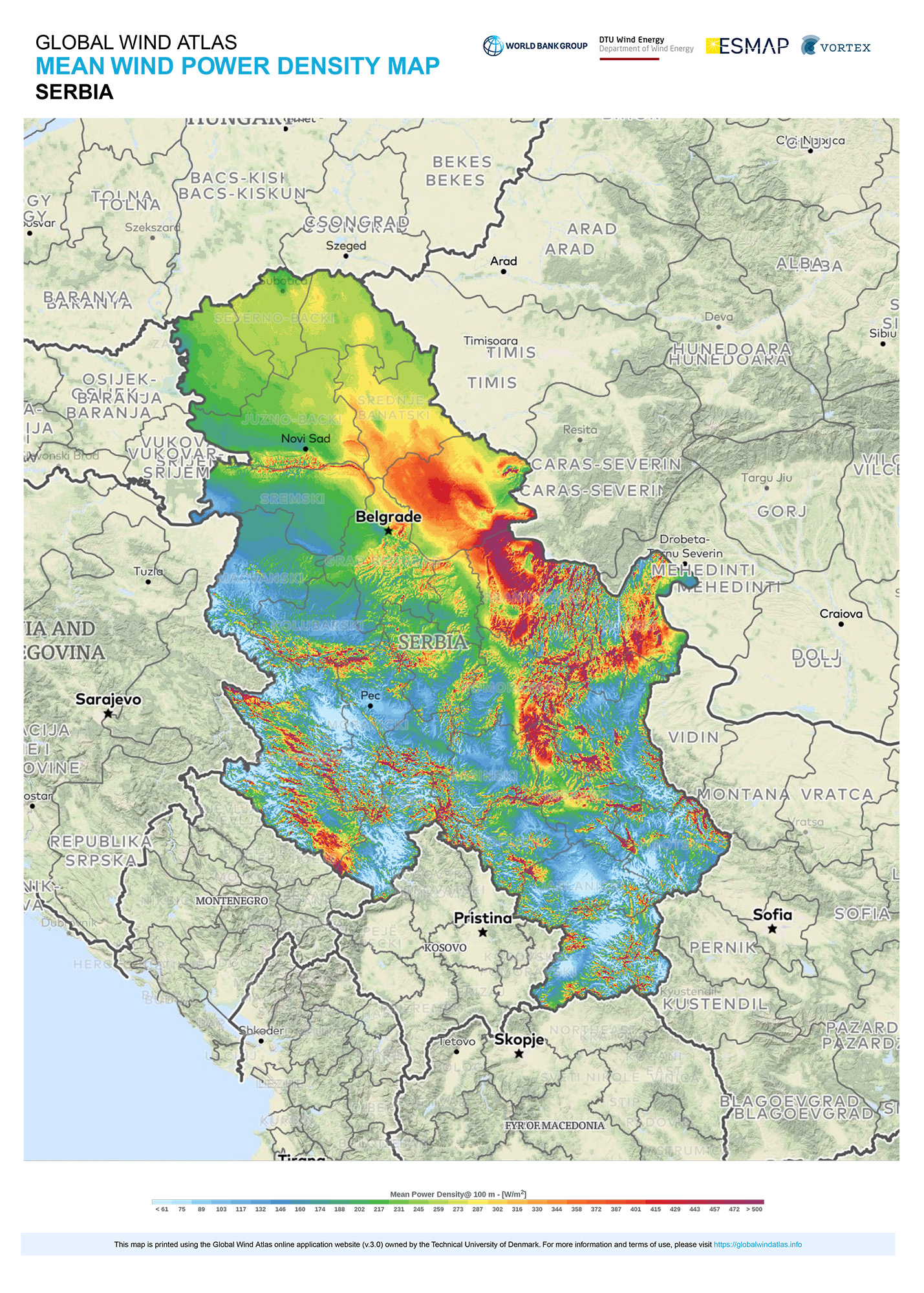 Potencijal energije vetra u Srbiji : r/serbia