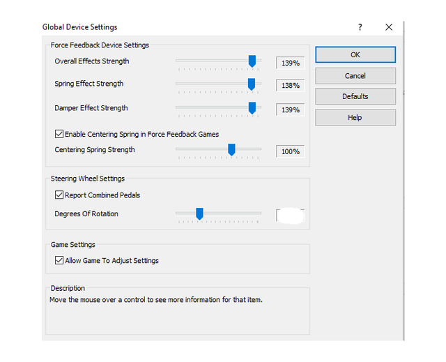 Logitech G923 Settings [Solved]