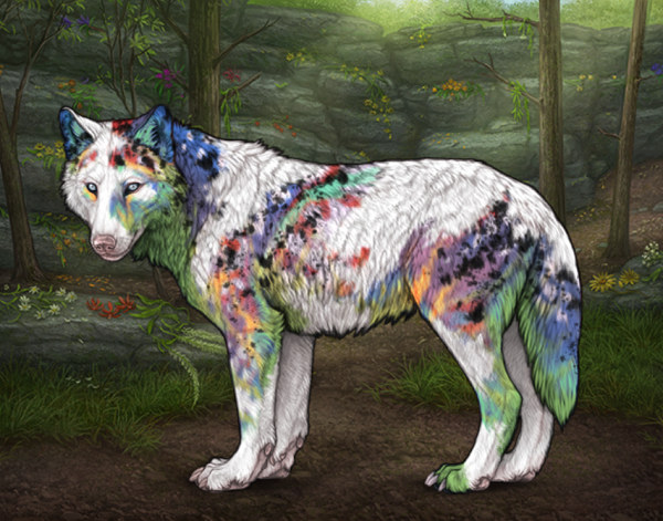 Paint Fumes: G2 Husky Eyed Pie / Merged base / Super Rainbow |:| Wolvden
