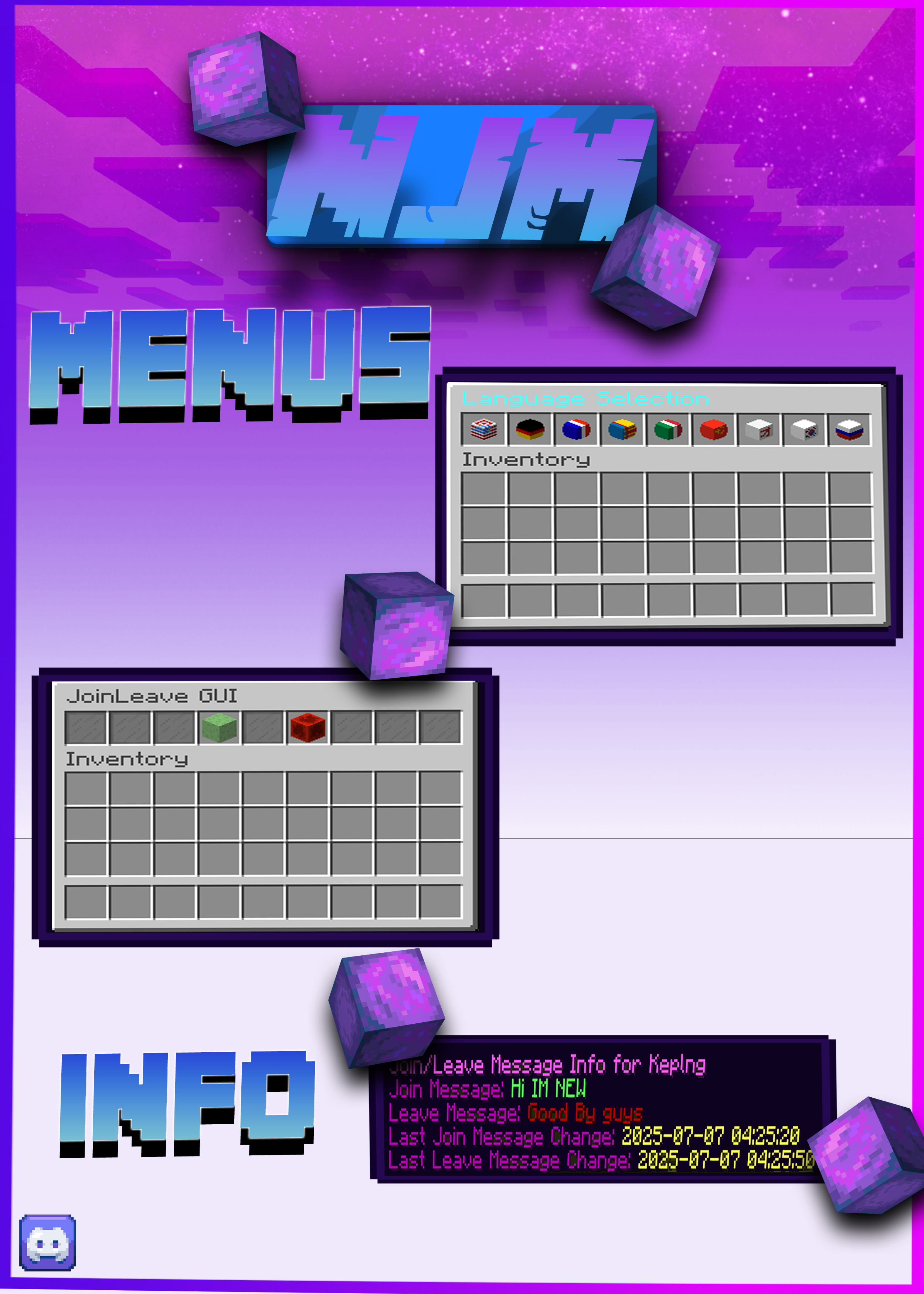 NewJoinMessage - Custom Join/Leave Messages for Each Player with Fully ...