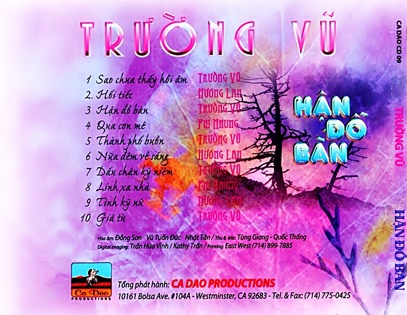 CDCD009 - Hận Đồ Bàn (Mp3 - 320kps) | Viết bởi nhanbkvn