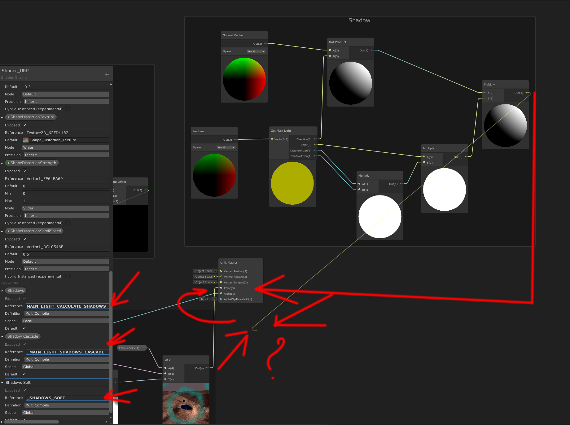 How to create a shadow in URP and HDRP shader (Unlit)? - Unity Engine ...