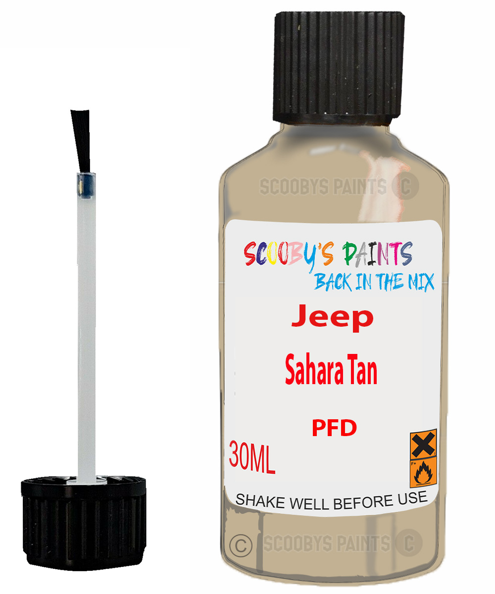 Paint Touch Up For Jeep Wrangler Sahara Tan Code Pfd Scratch Car Chip ...