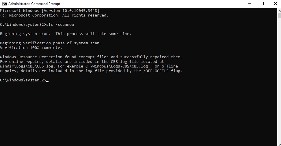 Cmd system file checker found corrupt files and repaired them, is there ...