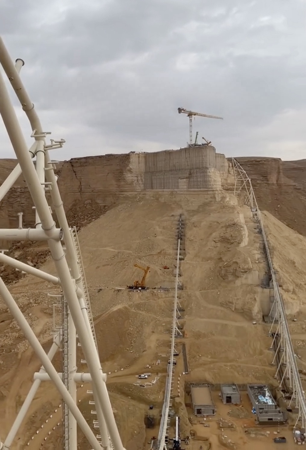 Six Flags Qiddiya City (Saudi Arabia) construction updates