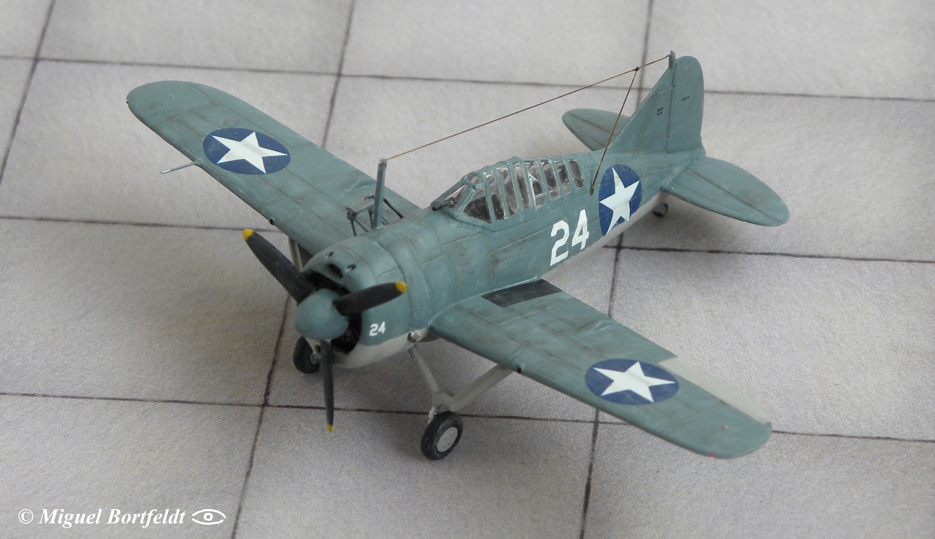 Brewster F2A-2 Buffalo - US Navy trainer - Ready for Inspection ...