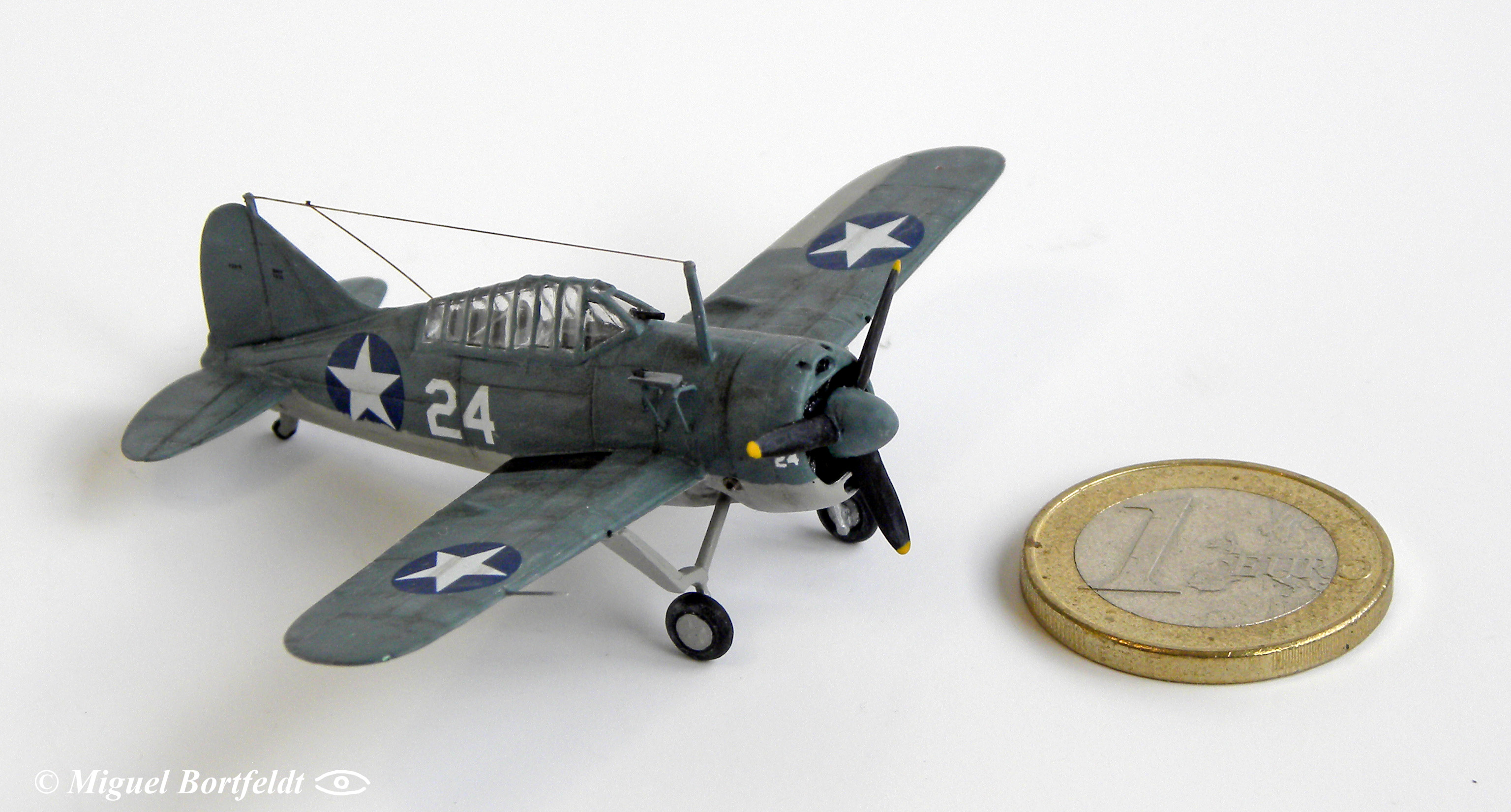 Brewster F2A-2 Buffalo - US Navy trainer - Ready for Inspection ...