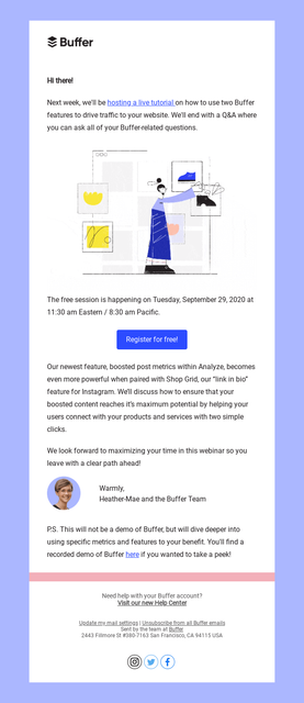 Stay Ahead of the Curve with These 11 Webinar Email Examples