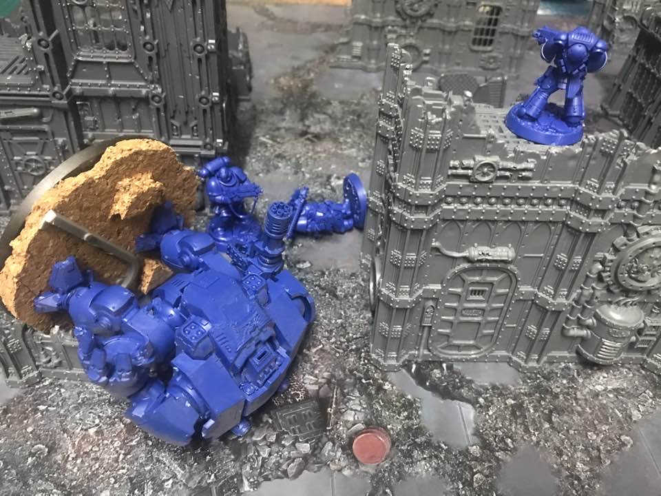 Hellbrute Boss Fight for the Lt. Titus Mission Pack | Warhammer 40,000 ...