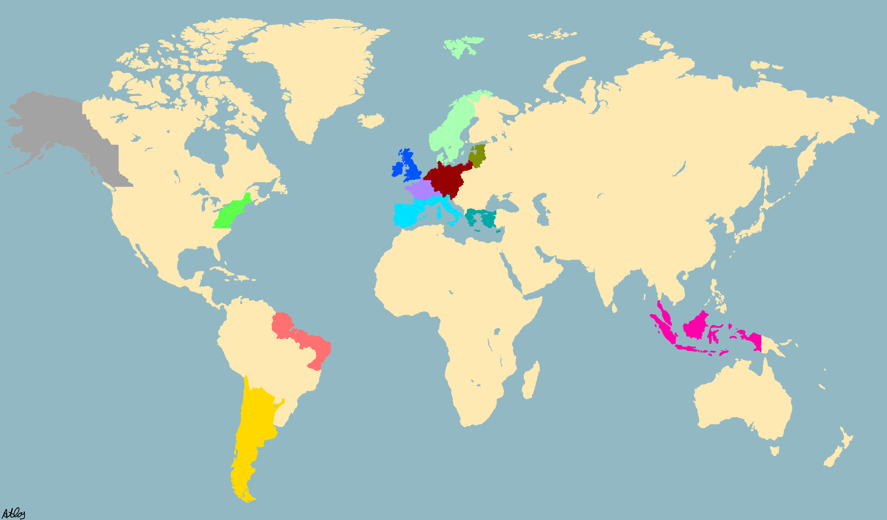 NationStates | Dispatch | The Europeia Map - Unofficial (for now) (WIP)
